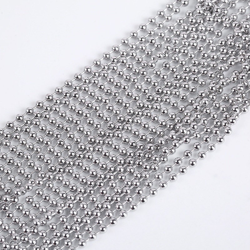10m 39ft Stainless Steel Ball Bead Chains Bulk Chain - Etsy