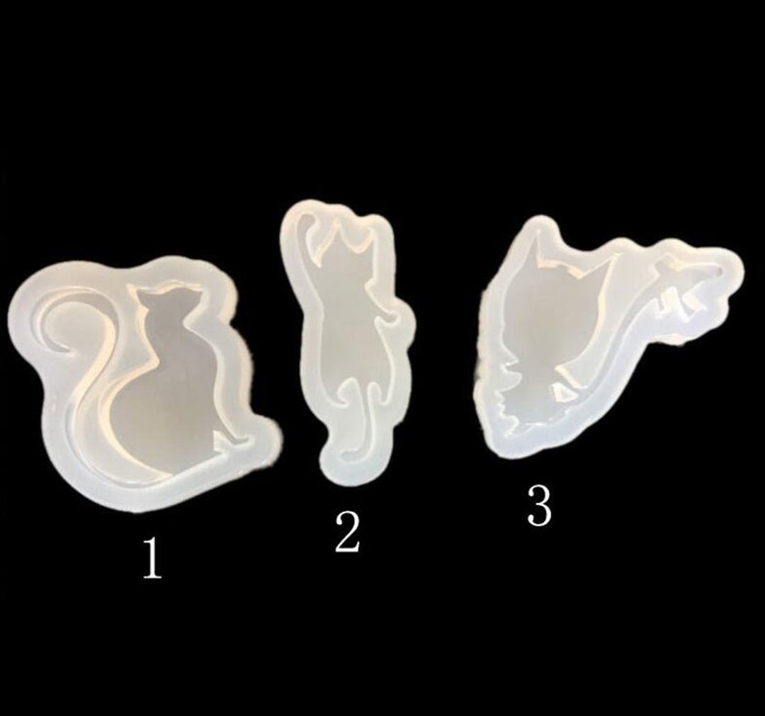 Resin Cat Shape Silicone Mold, Cat Resin Mold - Etsy