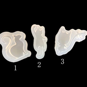 Resin Cat Shape Silicone Mold, Cat Resin Mold - Etsy