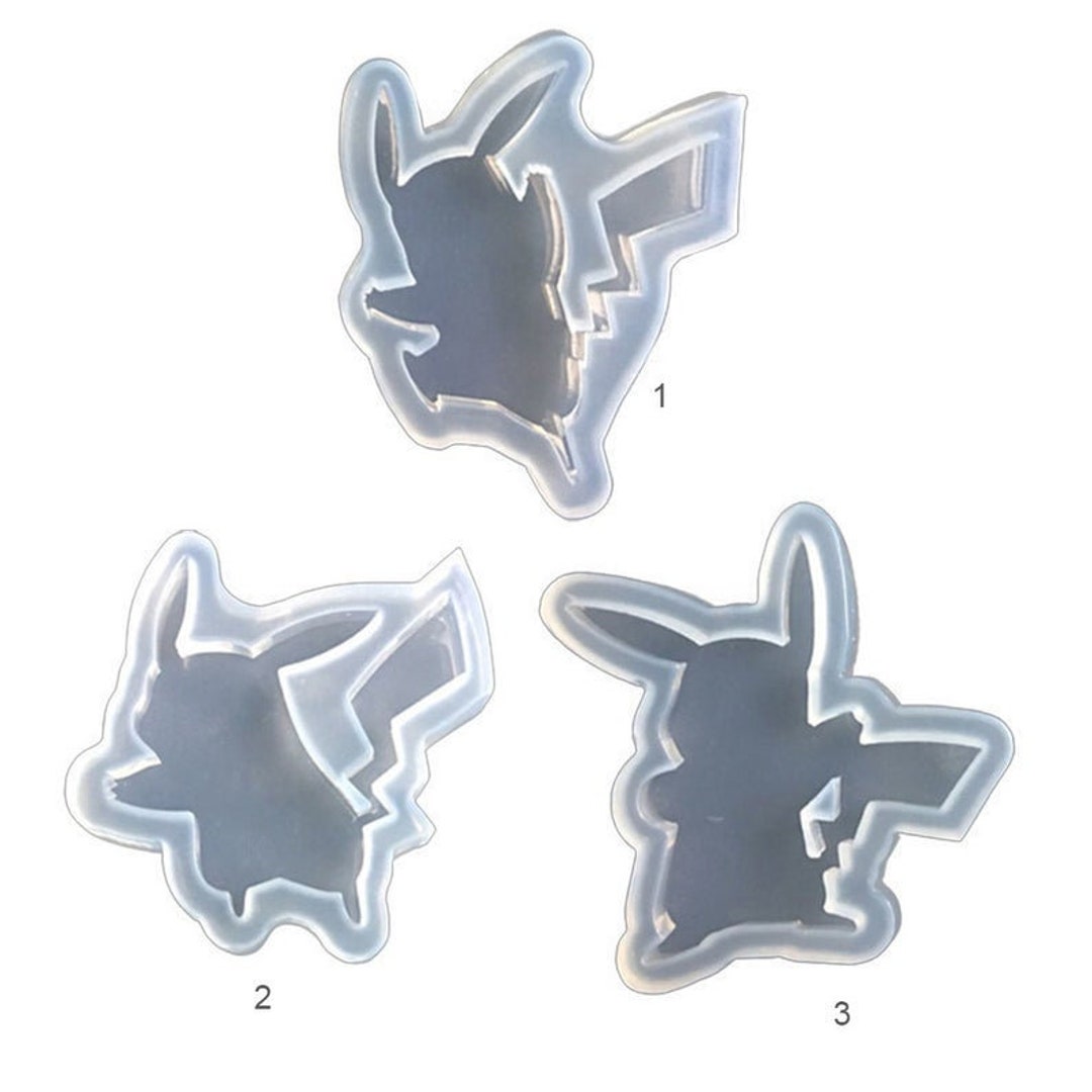 Resin Molds Cute Cartoon Pikachu Silicone Molds DIY Jewelry Decorate ...