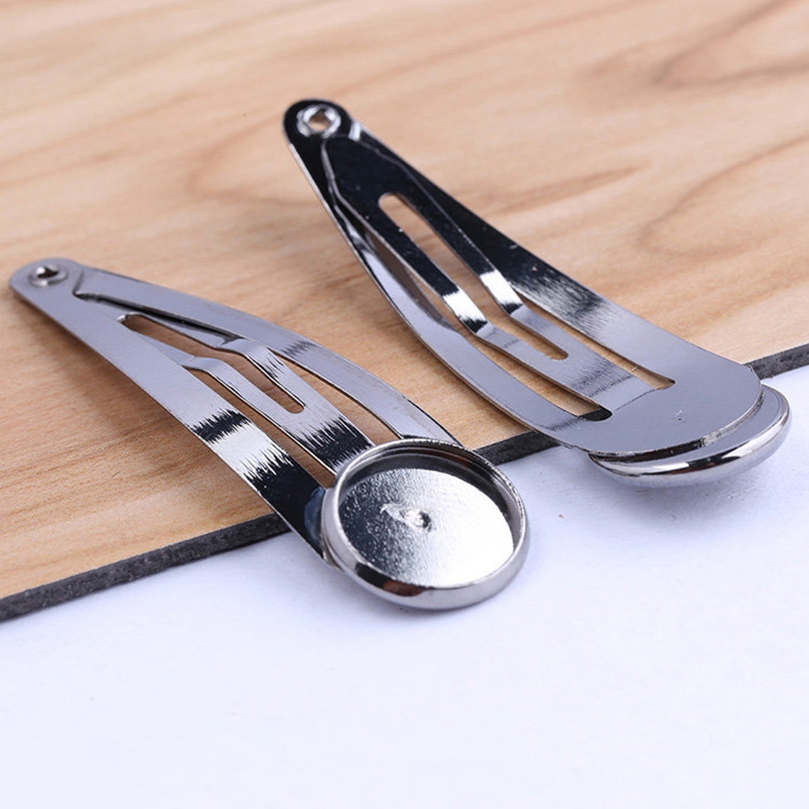 10pcs 12mm Cabochon Hairpin Hair Clips Base Settings Hair - Etsy