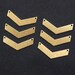50pcs Raw Brass V Shape Pendant Charms - Etsy
