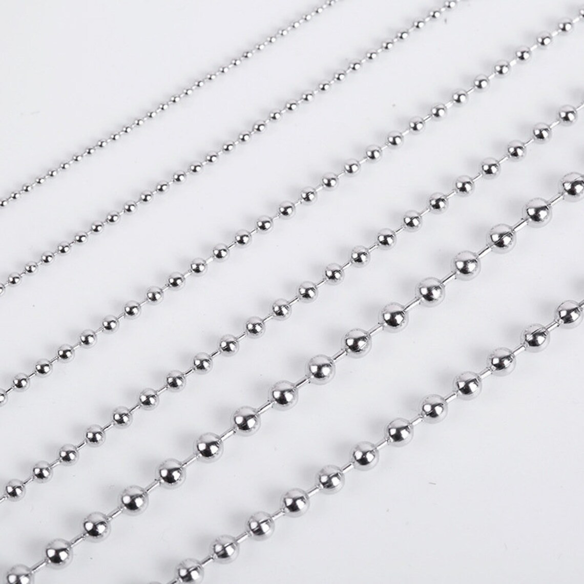 10m 39ft Stainless Steel Ball Bead Chains Bulk Chain - Etsy