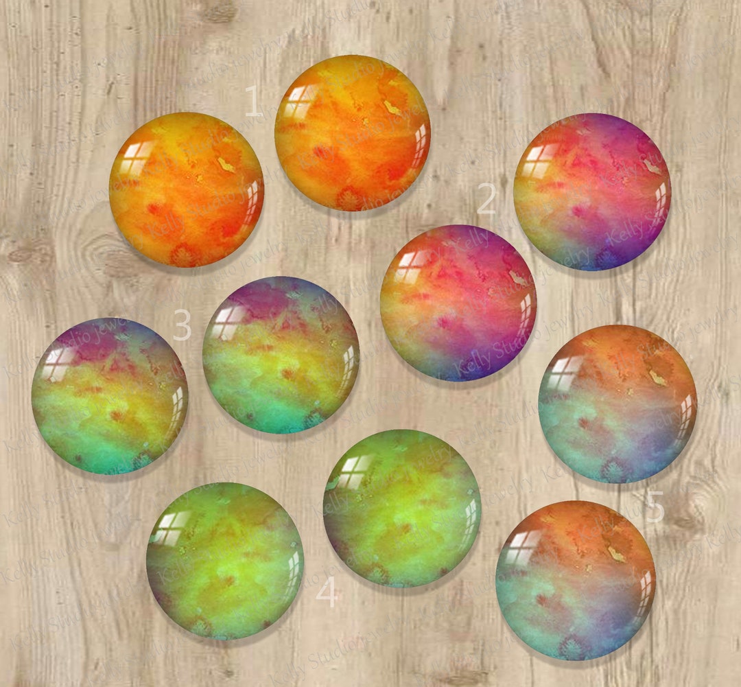 Handmade Photo Glass Cabochon, Image Glass Cabochon 8mm/ 10mm/ 12mm ...