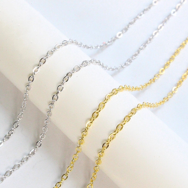 5pcs 1845cm 2mm Stainless Steel Cable Chains Bulk - Etsy