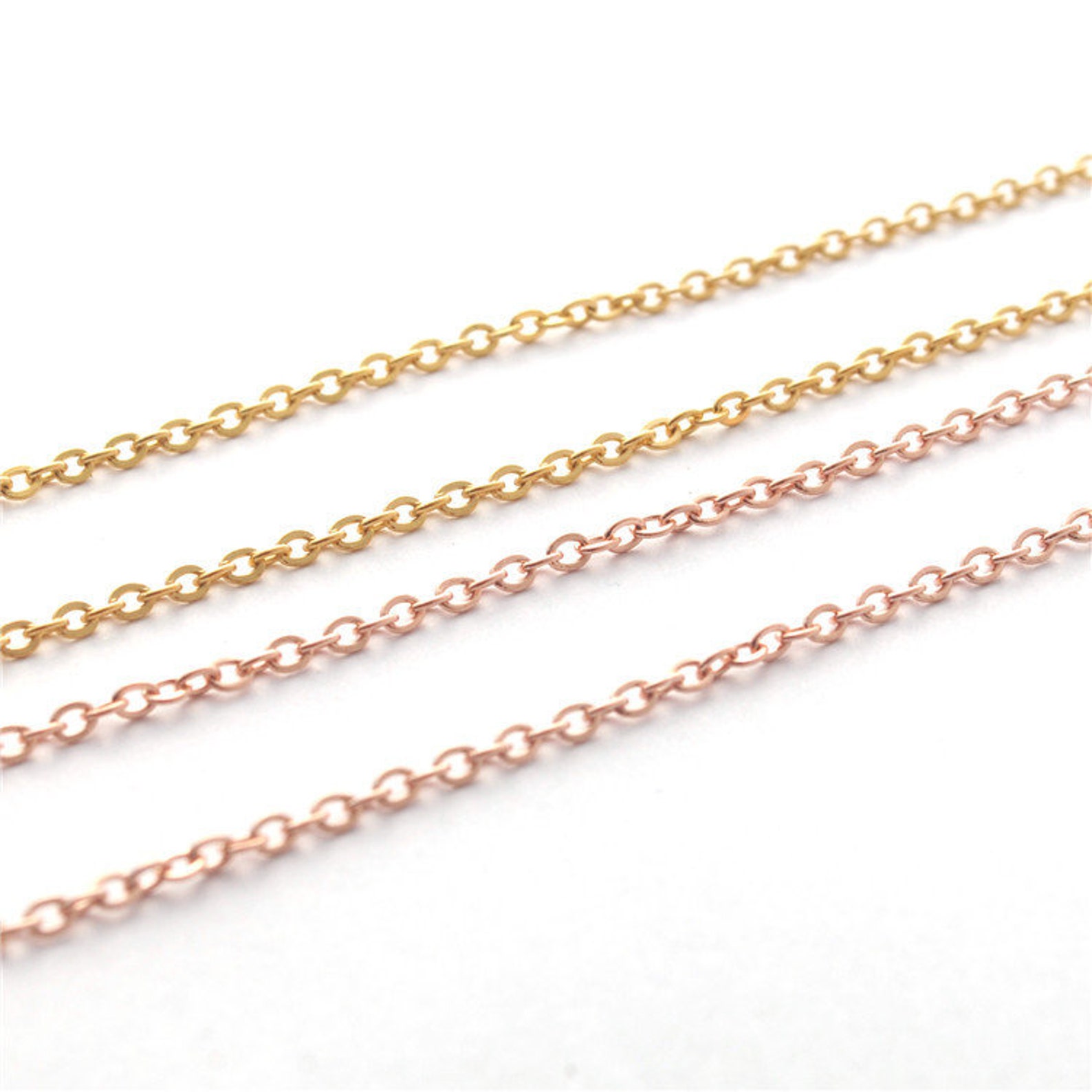 5pcs 1845cm 2mm Stainless Steel Cable Chains Bulk - Etsy