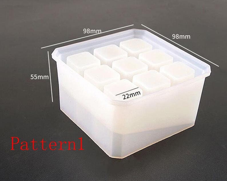 Silicon Mold Checkered Storage Box Silicone Mold Storage Box | Etsy