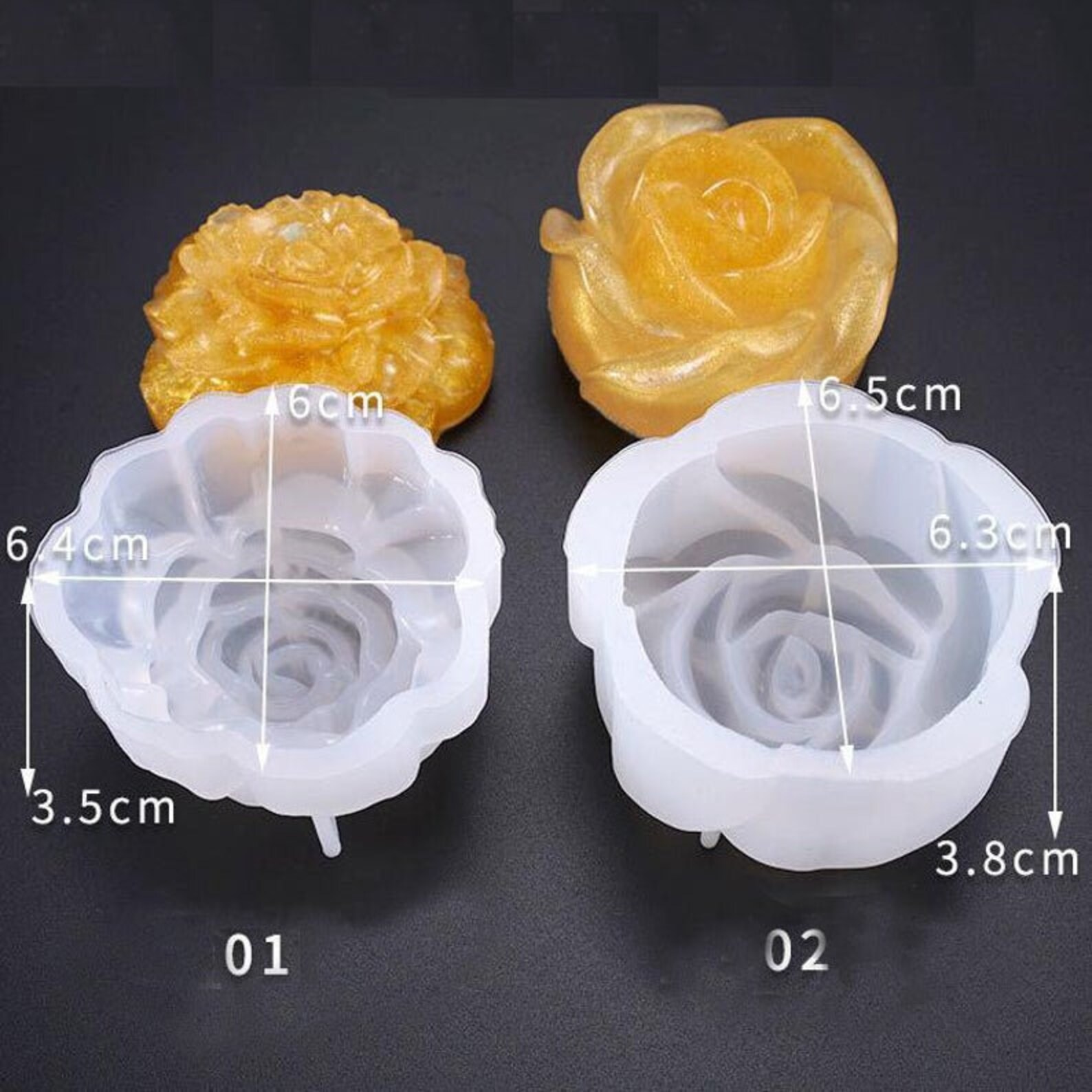 Flower Silicone Mold Epoxy Resin Crafthandmade Flower Resin - Etsy