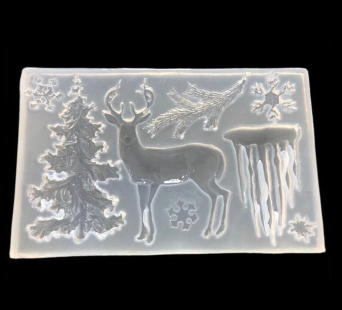 Deer Silicone Mold Handmade Deer Elk Resin Mold Christmas - Etsy