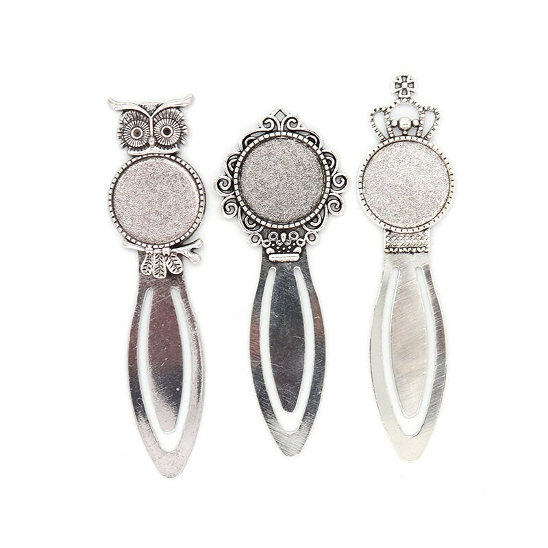 30pcs 20/16/15mm Bookmarks Base Bezel Antique Bronze - Etsy