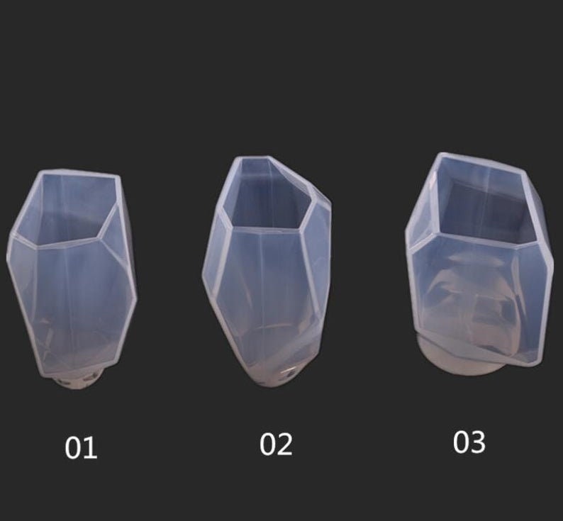 DIY Silicon Mold Faceted Stone Silicone Moldgem Stone Resin | Etsy