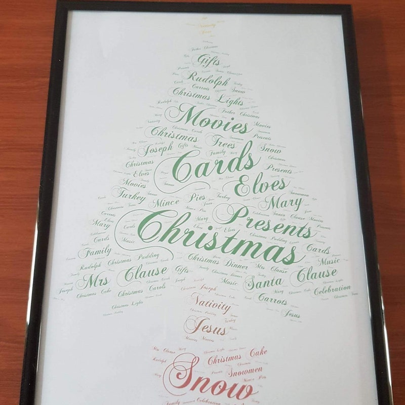 Tree Word Art - Etsy