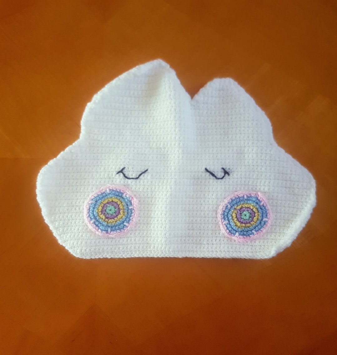 Cloud Pyjama Case, Pyjama Case, Sleepover Case, Crochet Pyjama Case ...