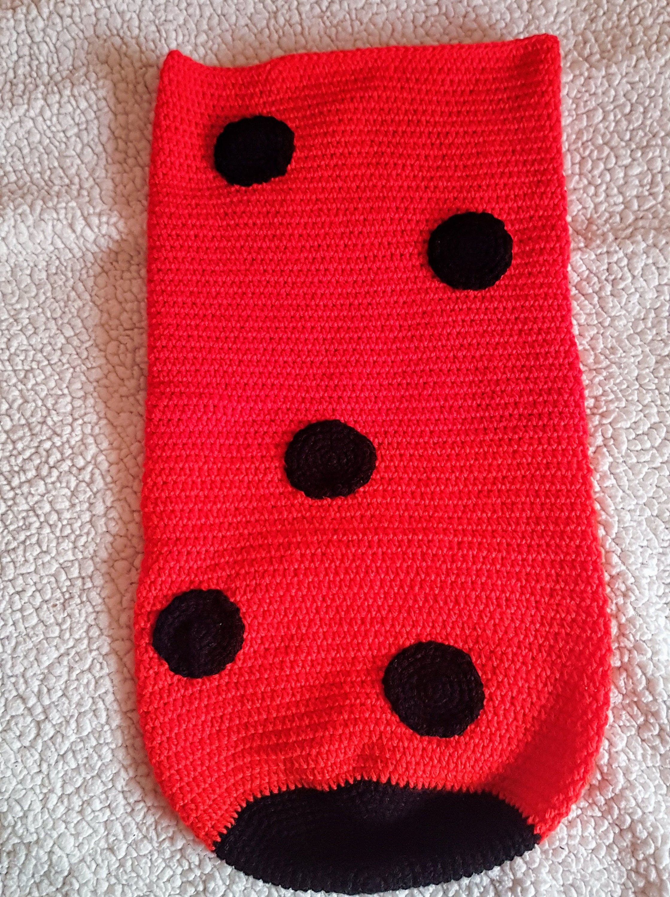 Ladybird Cocoon Set, Ladybug Crochet Set, Set for Newborn Baby, Baby ...