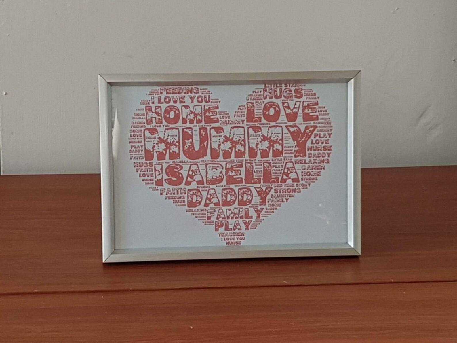Heart Word Art, Heart Word Collage, Family Word Art, Family Word ...
