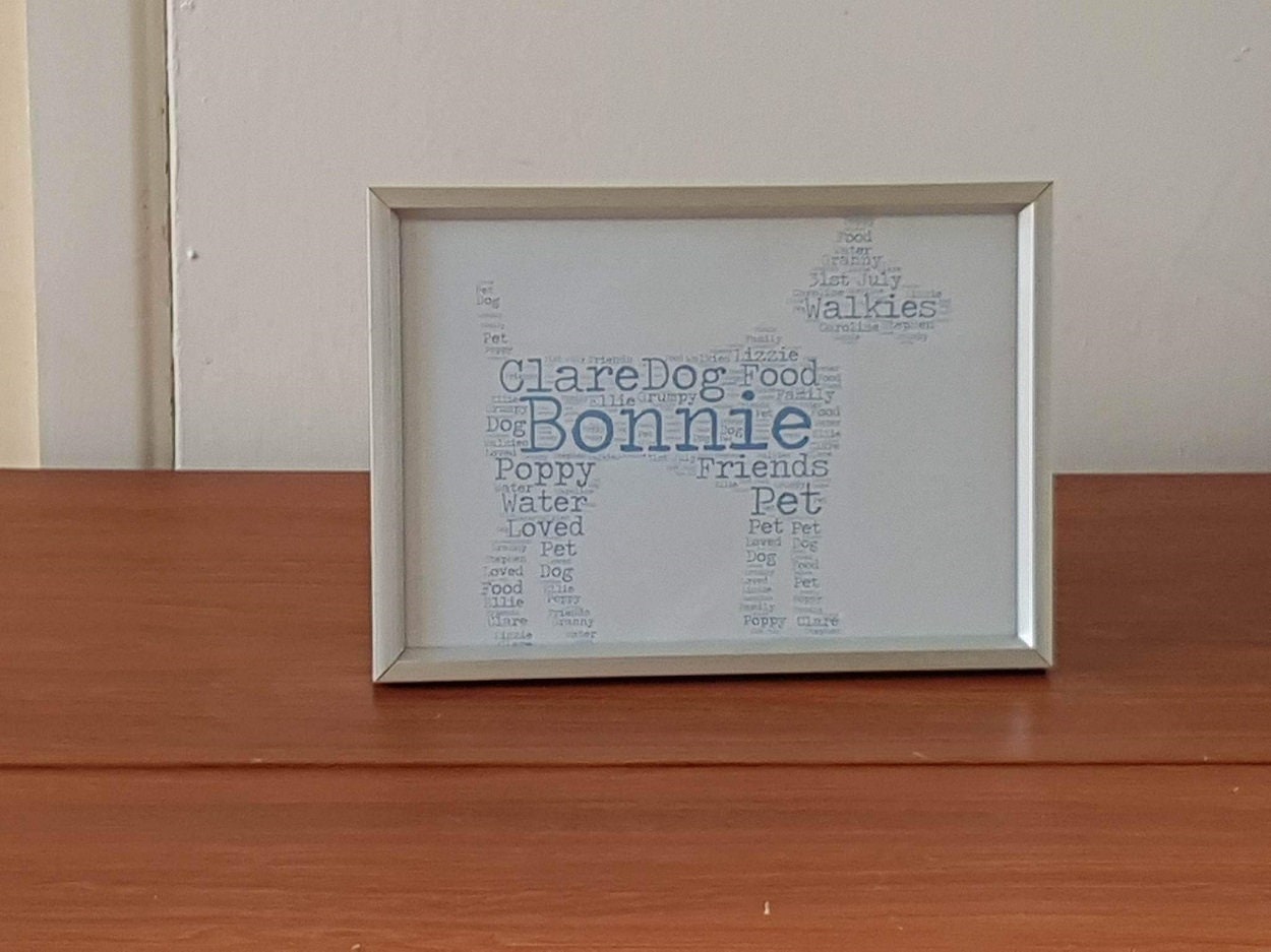 Dog Word Art Dog Word Collage Pet Word Art Pet Word - Etsy