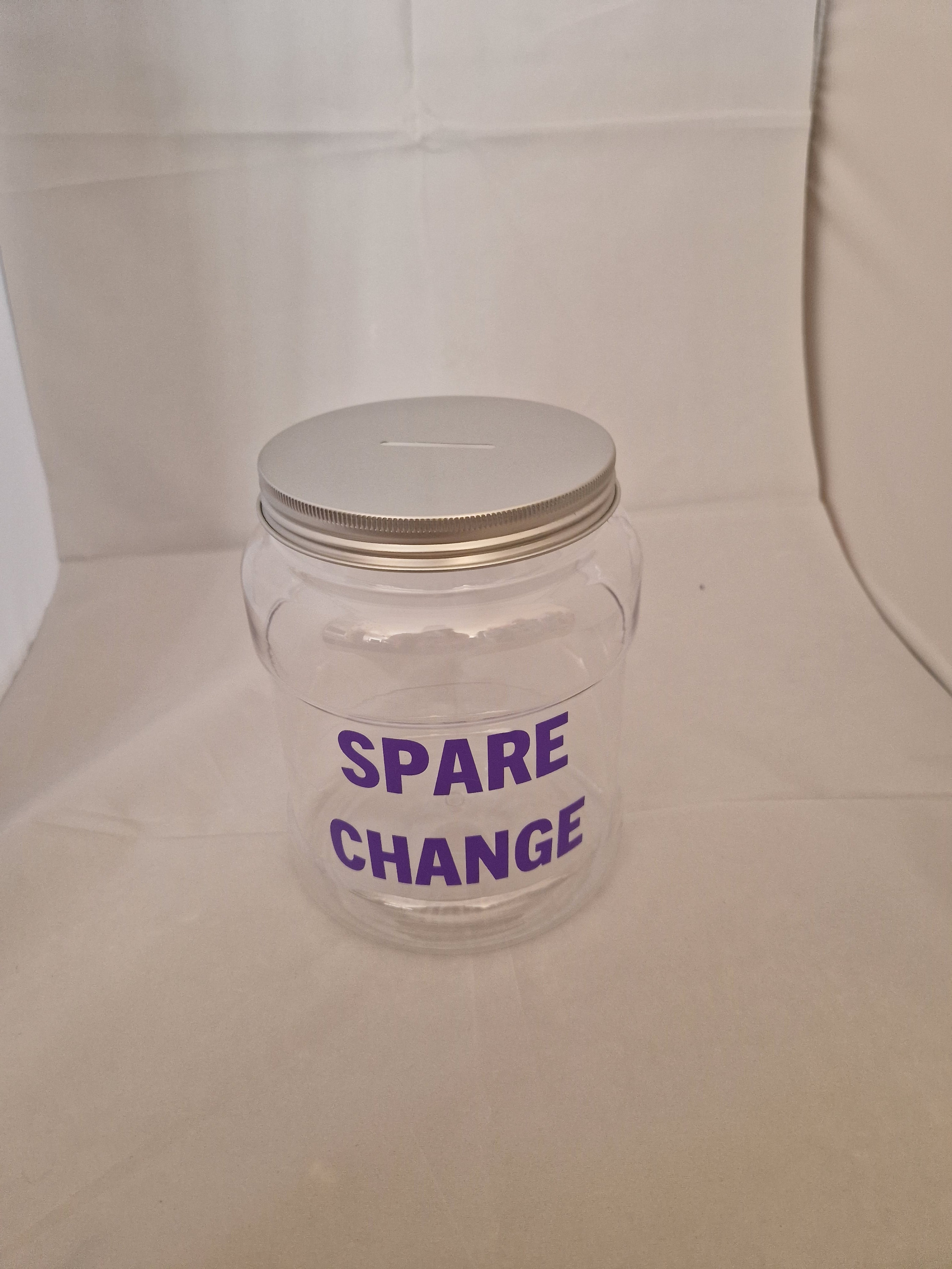 Personalised Money Box Jar, Spare Change Money Box Jar, Kids Money Box ...