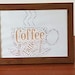 Coffee Cup Word Collage, Coffee Cup Typography, Coffee Cup Word Art ...