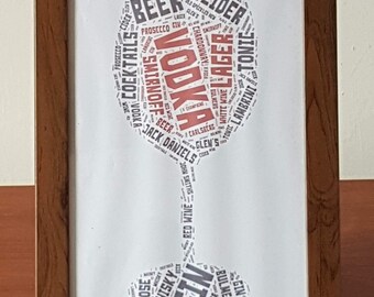 Glass Word Art - Etsy