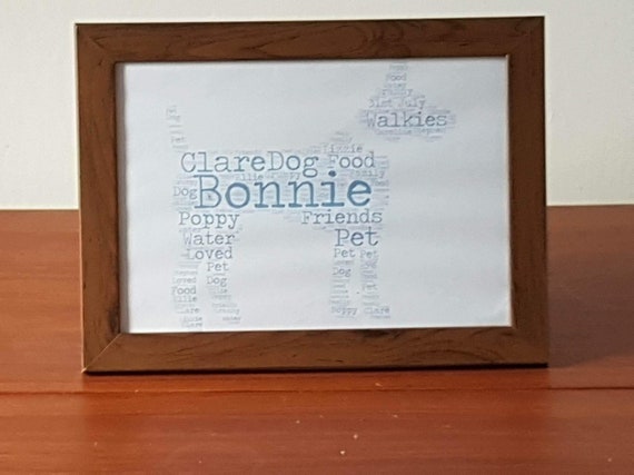 Dog Word Art Dog Word Collage Pet Word Art Pet Word | Etsy