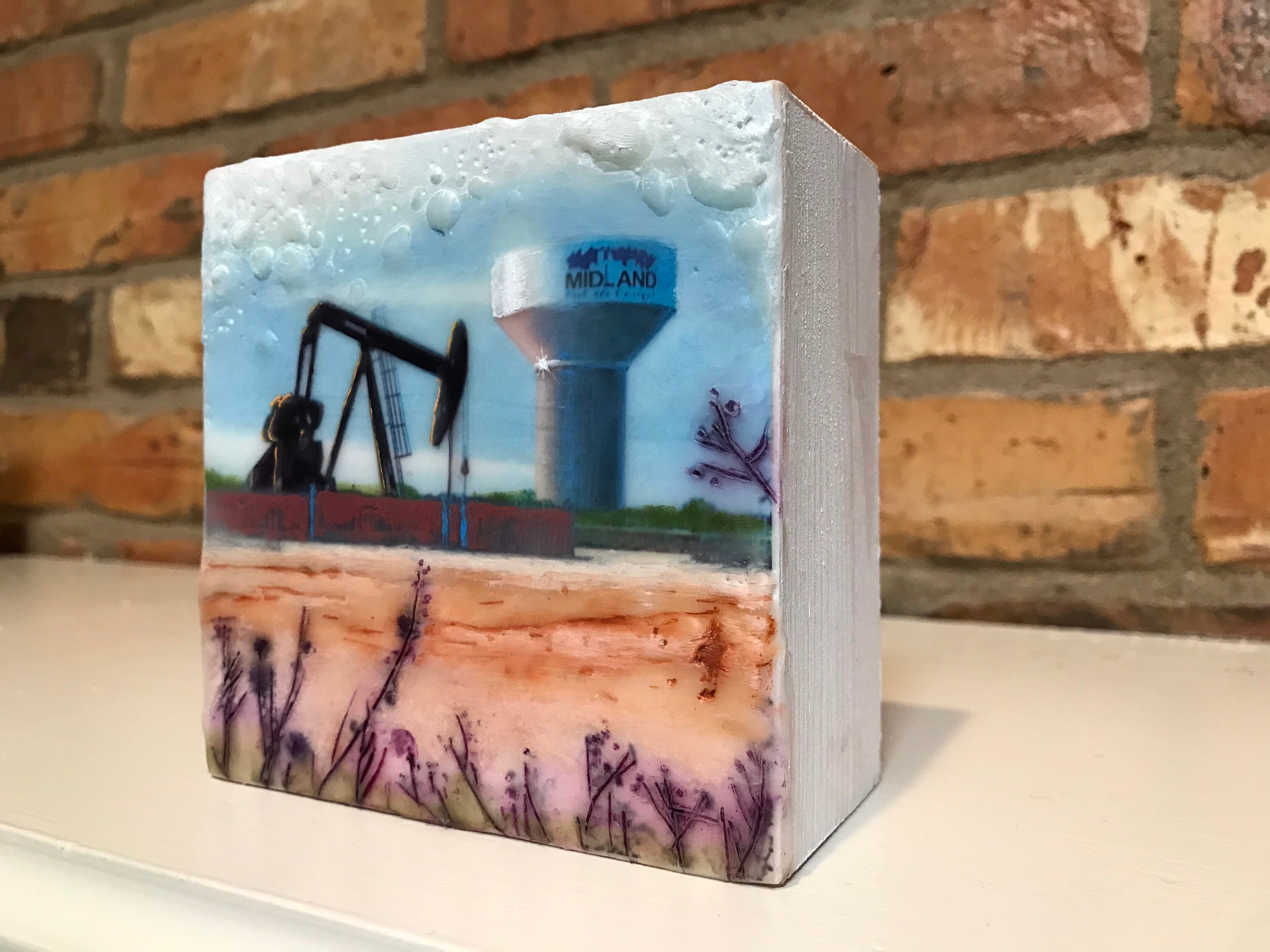 Pumpjack and Midland Water Tower - Etsy