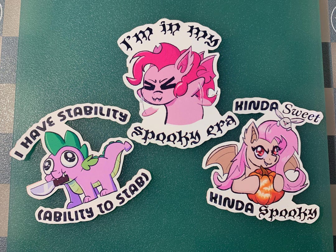 MLP Goofy 3 Pack Sticker Set - Etsy