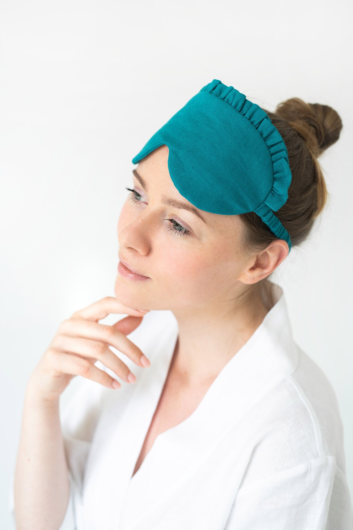 Soft Linen Blindfold / Linen Slumber Mask / Sleeping Mask for - Etsy
