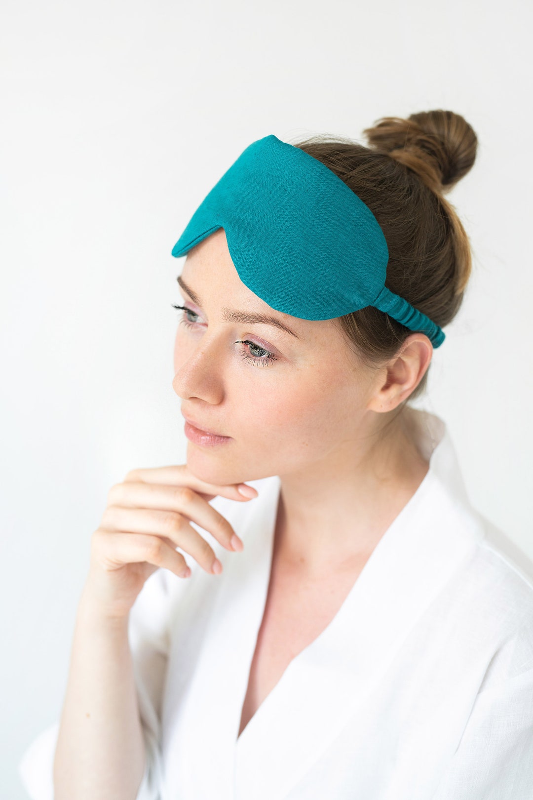 Soft Linen Blindfold / Linen Slumber Mask / Sleeping Mask for Men ...