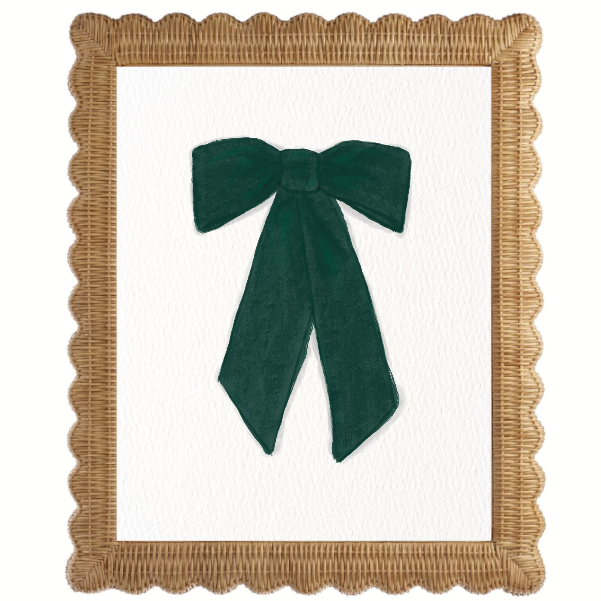 Emerald Green Velvet Bow Printable Art Wall Art Emerald Green Velvet ...