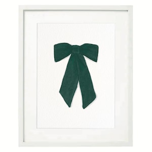 Emerald Green Velvet Bow Printable Art ~ Wall Art ~ Emerald Green ...