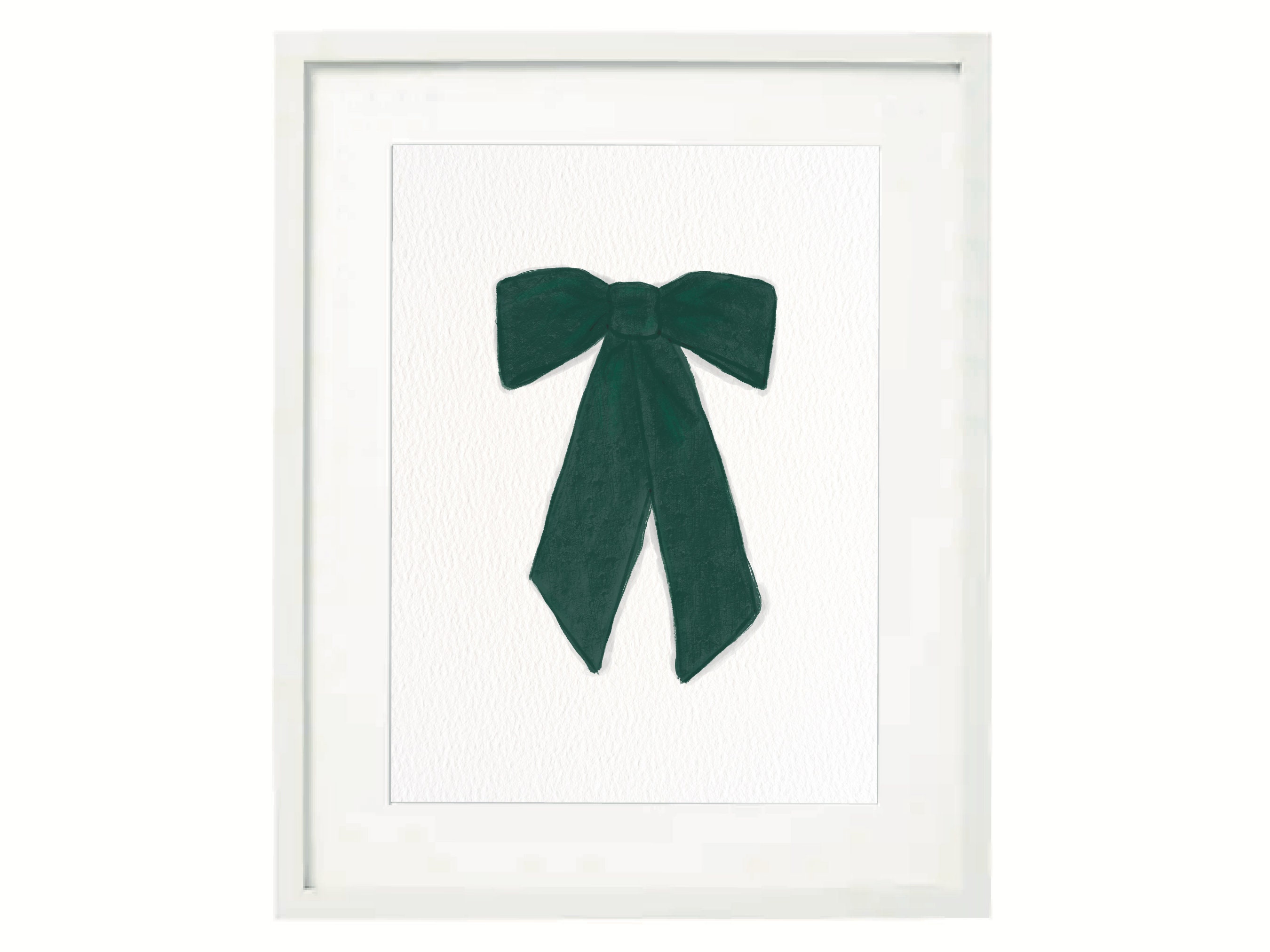 Emerald Green Velvet Bow Printable Art ~ Wall Art ~ Emerald Green ...