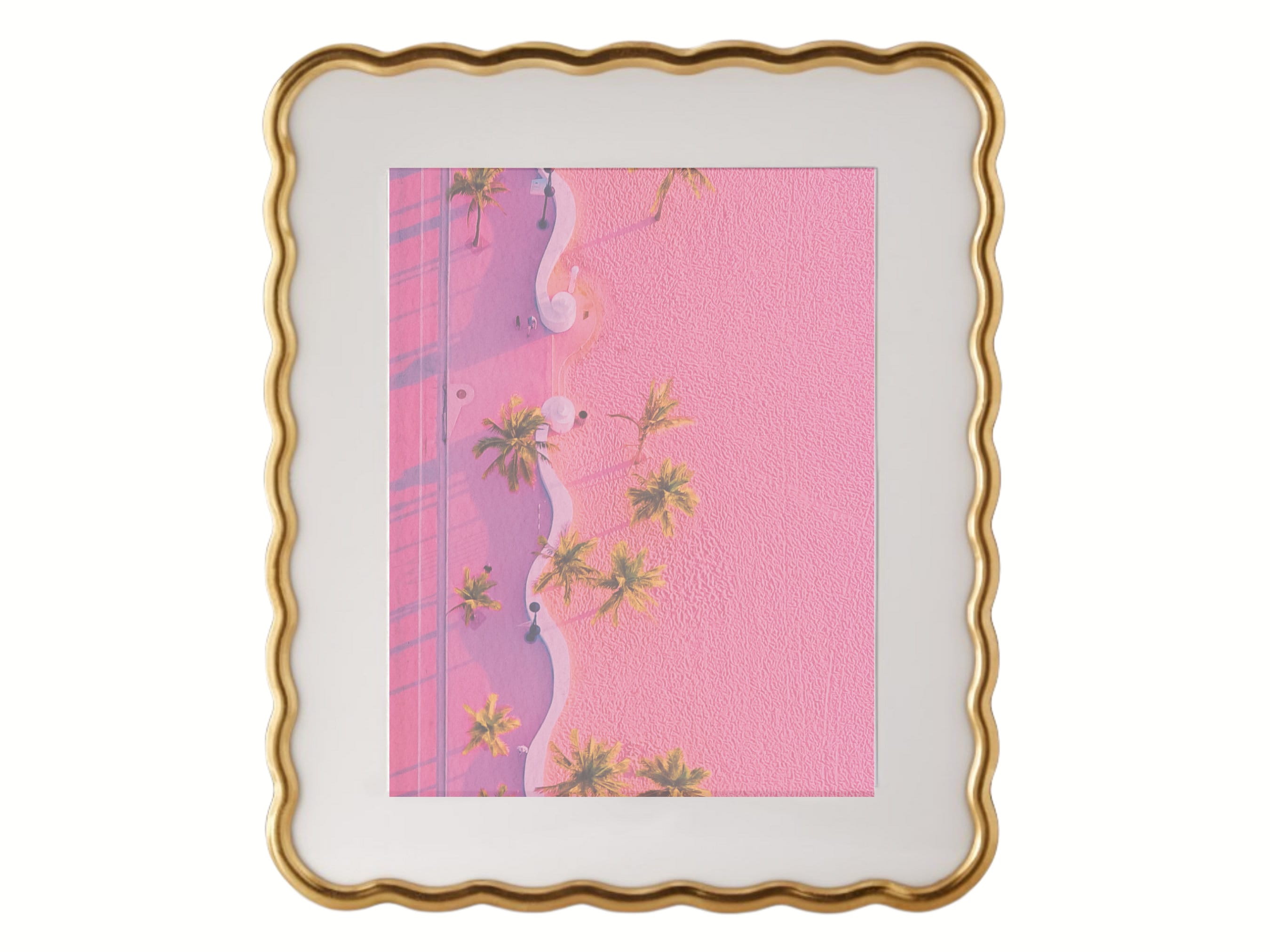 Miami Beach Boardwalk Pink Printable Art Wall Art Miami Beach South ...