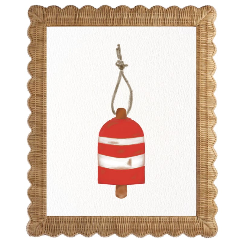 Red Buoy Printable Wall Art ~ Boat Posters ~ Instant Downloadable - Etsy