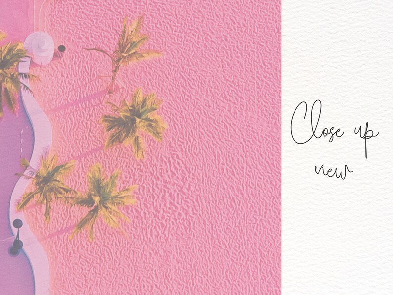 Miami Beach Boardwalk Pink Printable Art Wall Art Miami Beach South ...