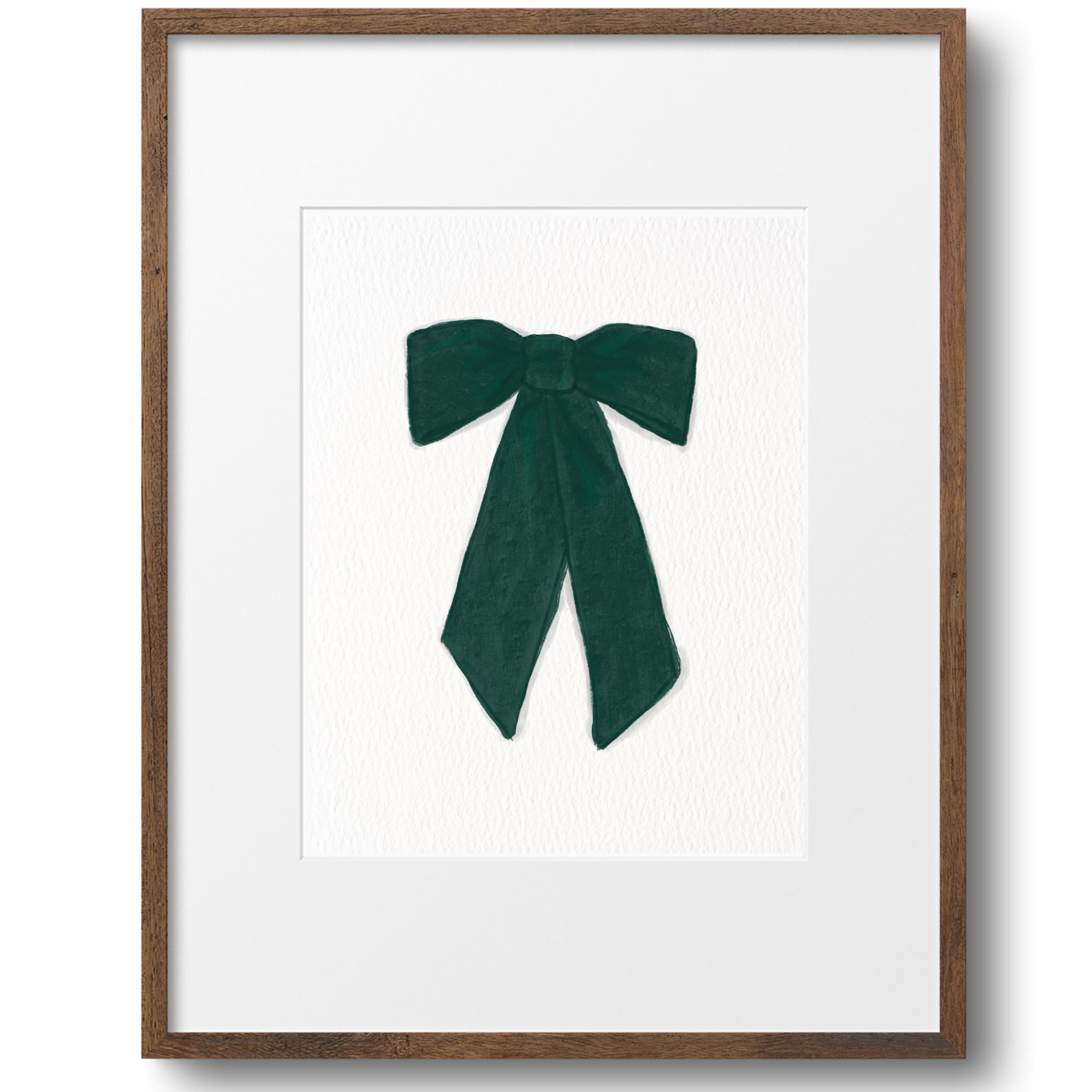 Emerald Green Velvet Bow Printable Art ~ Wall Art ~ Emerald Green ...