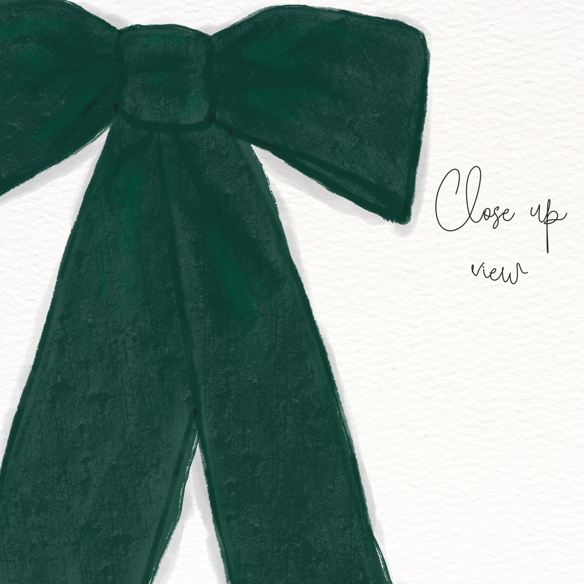 Emerald Green Velvet Bow Printable Art Wall Art Emerald Green Velvet ...