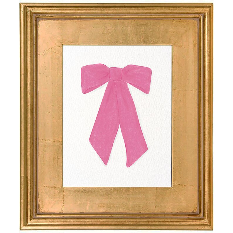 Pink Velvet Bow Printable Art Wall Art Pink Velvet Bow Posters ...