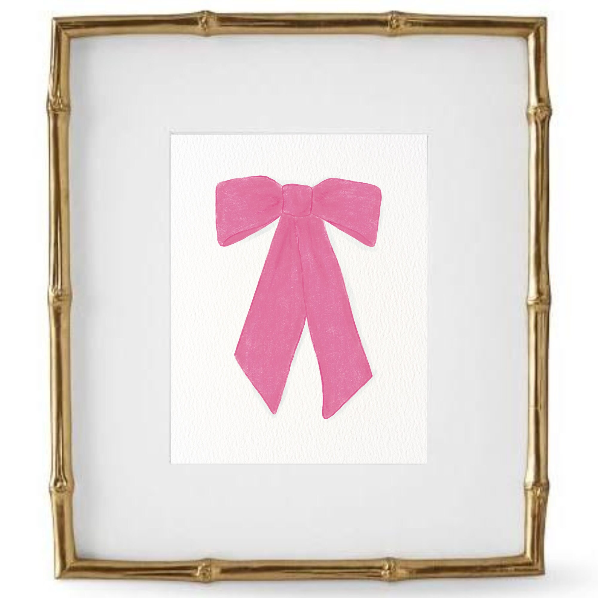 Pink Velvet Bow Printable Art Wall Art Pink Velvet Bow Posters ...