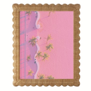 Miami Beach Boardwalk Pink Printable Art ~ Preppy Decor Wall Art ...