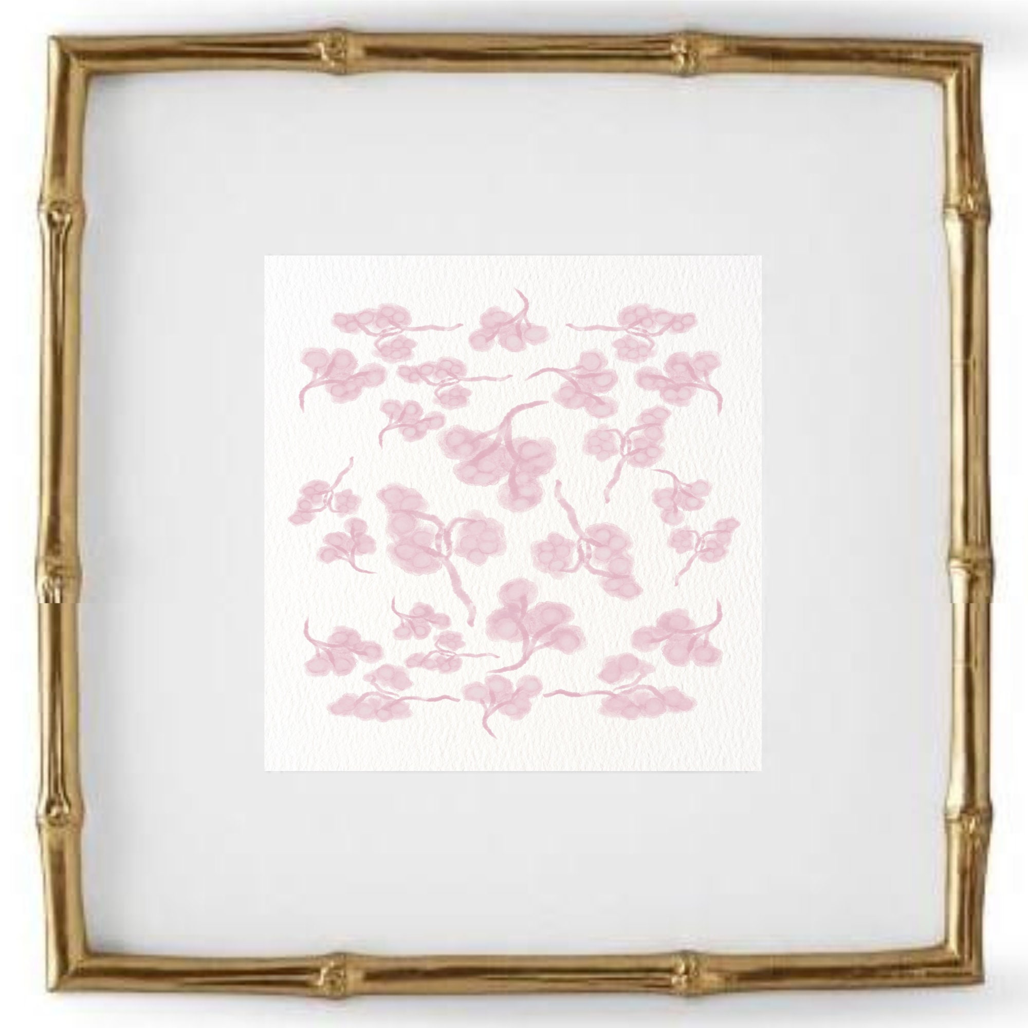 Pink Flowers Printable Art ~ Square Wall Art ~ Pastel Floral Posters ...