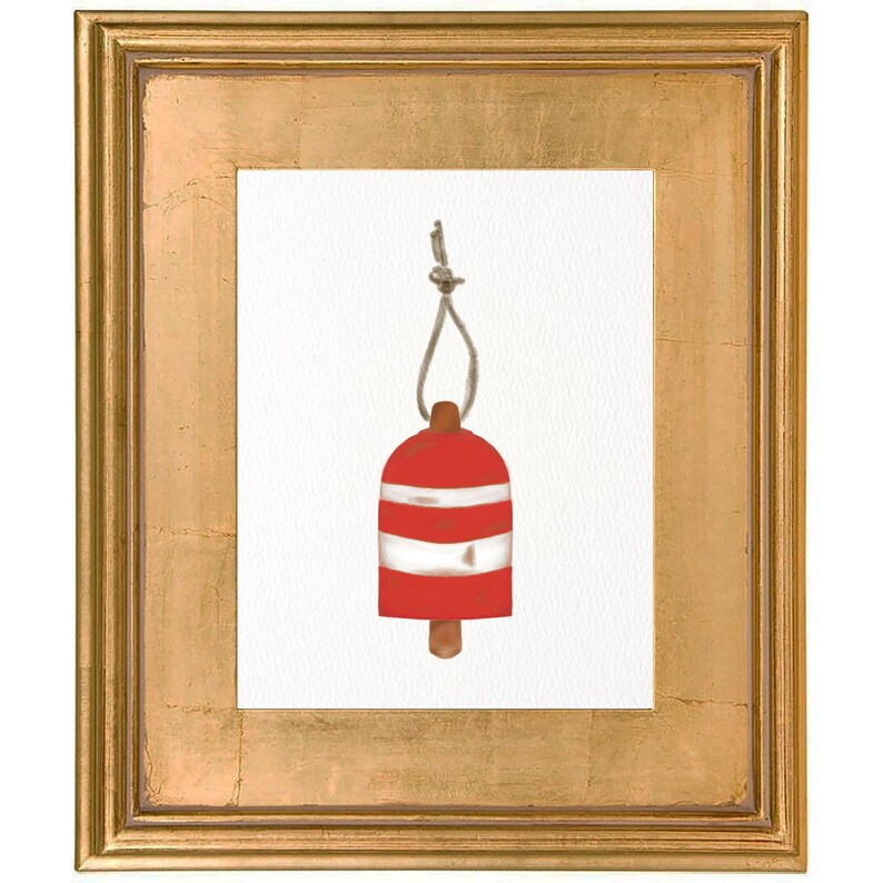 Red Buoy Printable Wall Art ~ Boat Posters ~ Instant Downloadable - Etsy