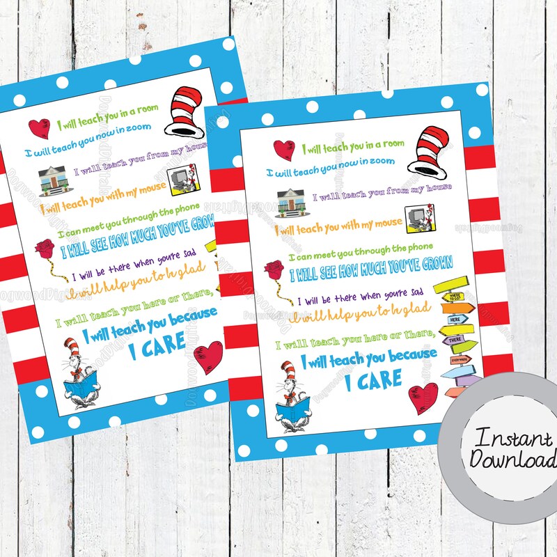Dr Seuss Teacher - Etsy