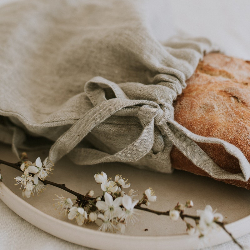Linen Bread Bag - Etsy