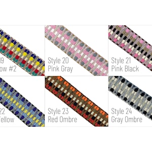 1 1/2 Inch Zig Zag Cotton Poly Webbing by the Yard - Etsy