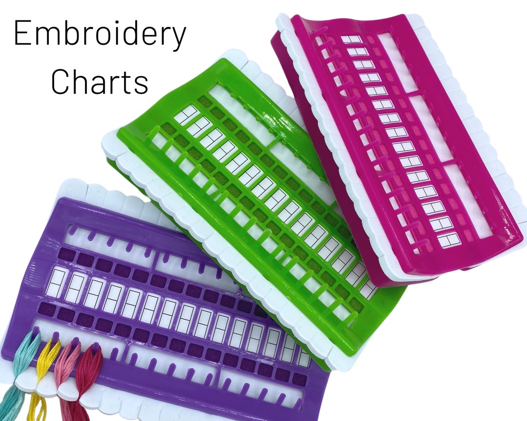 Embroidery Floss Organizer Thread Sorter Cross Stitch Card - Etsy