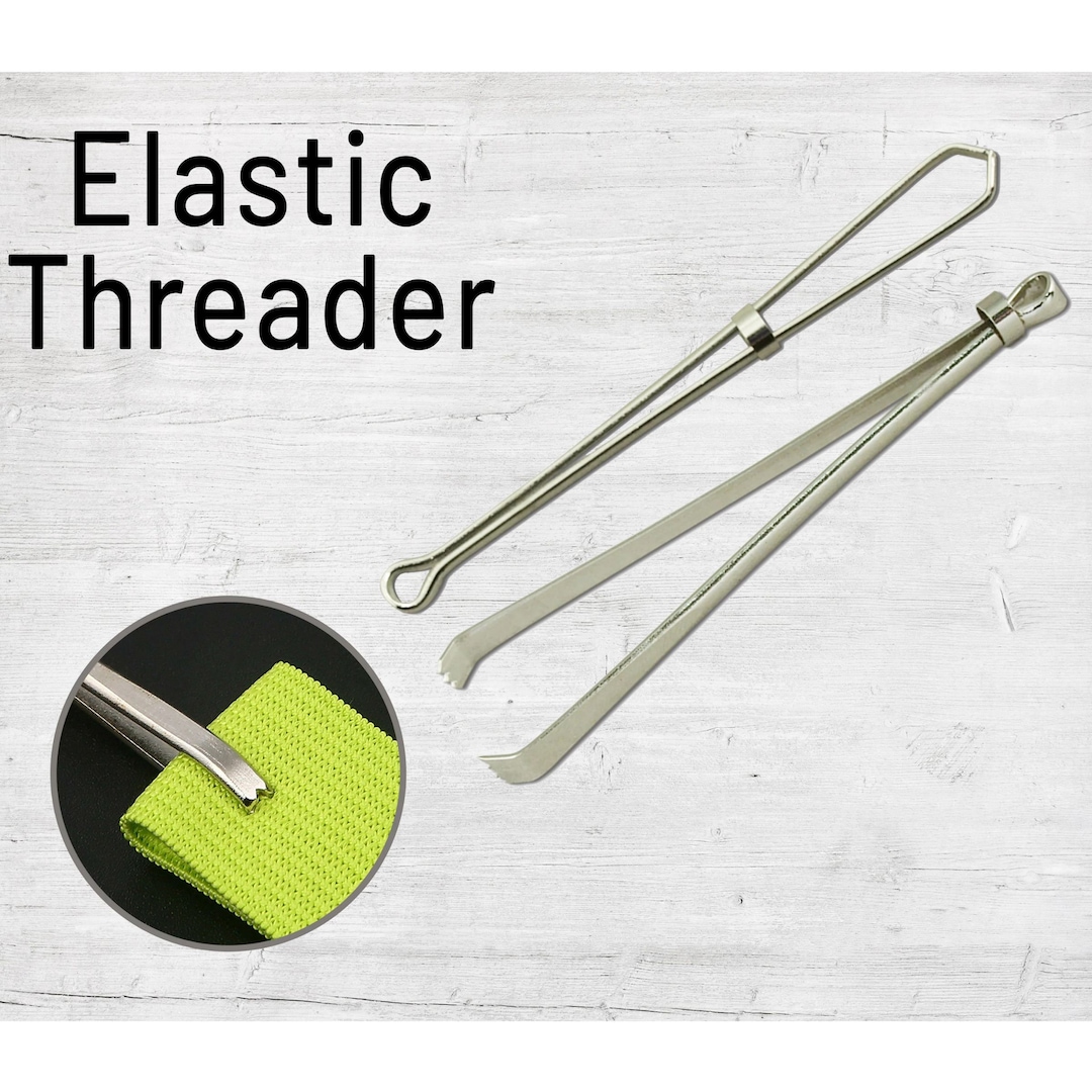 METAL BODKIN Elastic Threader Sewing Tool Needle Threader Elastic ...