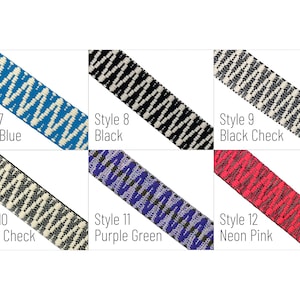 1 1/2 Inch Zig Zag Cotton Poly Webbing by the Yard - Etsy