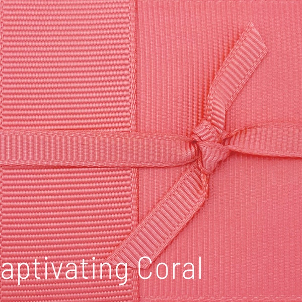 Coral Ribbon - Etsy