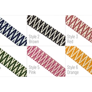 1 1/2 Inch Zig Zag Cotton Poly Webbing by the Yard - Etsy