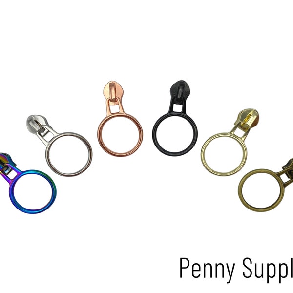 Metal Zipper Pull - Etsy